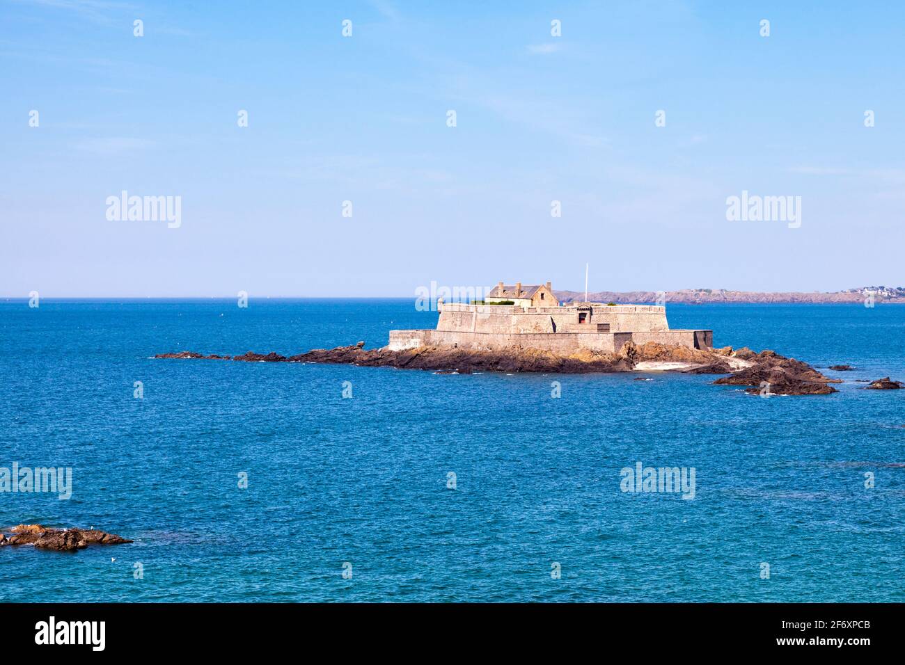 The Fort National is a vast 17th-century granite fortress, set on an ...