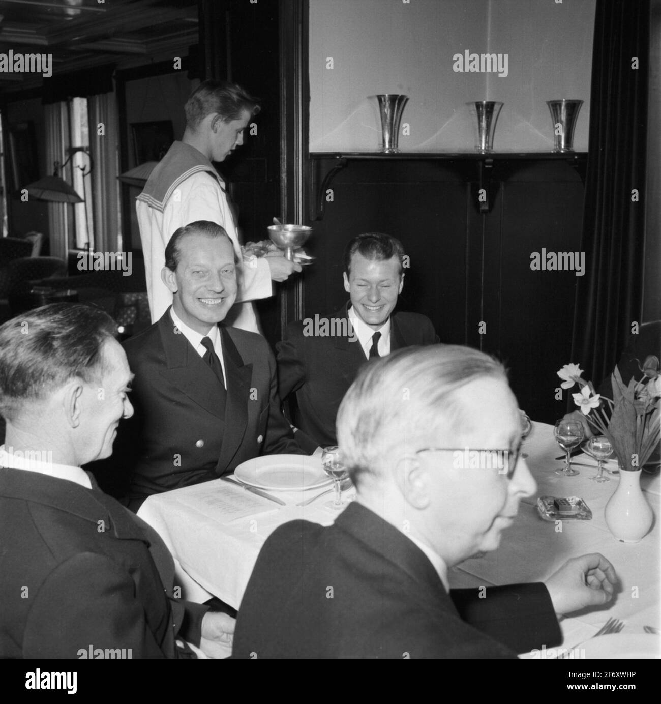 The whale launch dinner at off.Mässen.The choices (depicted - name ...