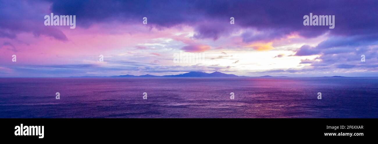 Isle of Skye at sunset, Scotland, UK Stock Photo - Alamy