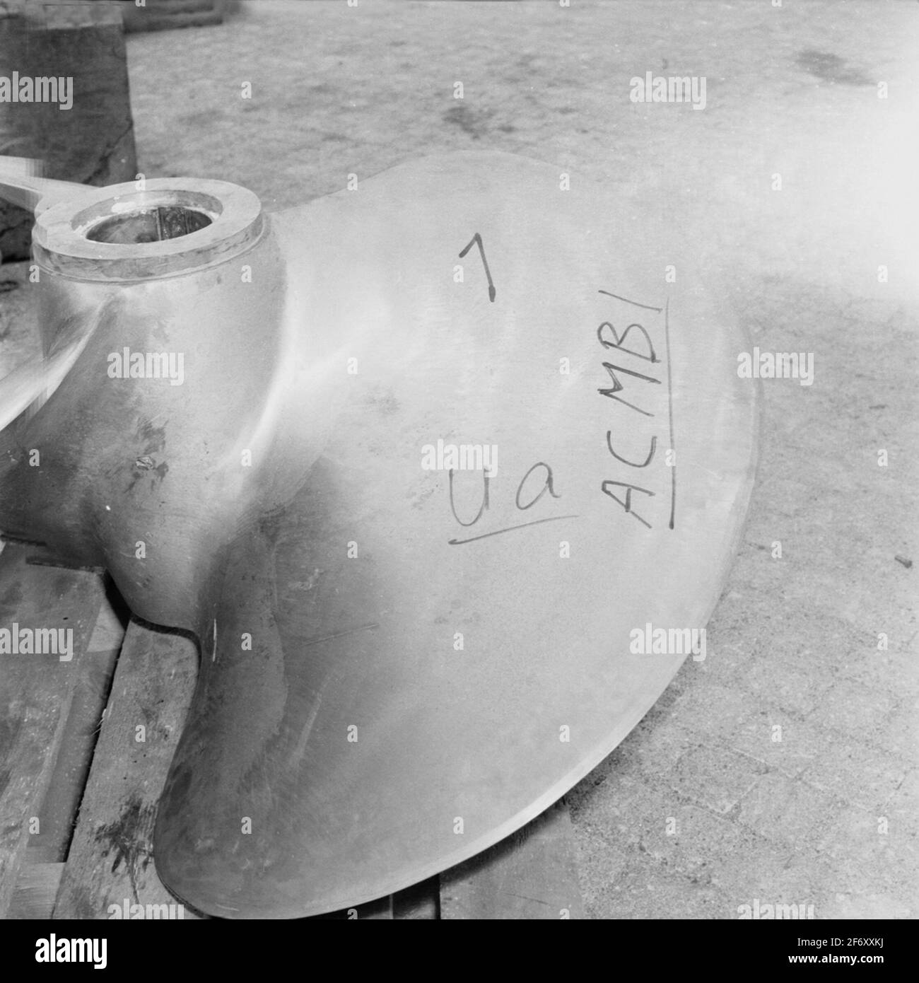 T107 Propeller damage.Aldebaran (depicted - name Stock Photo - Alamy