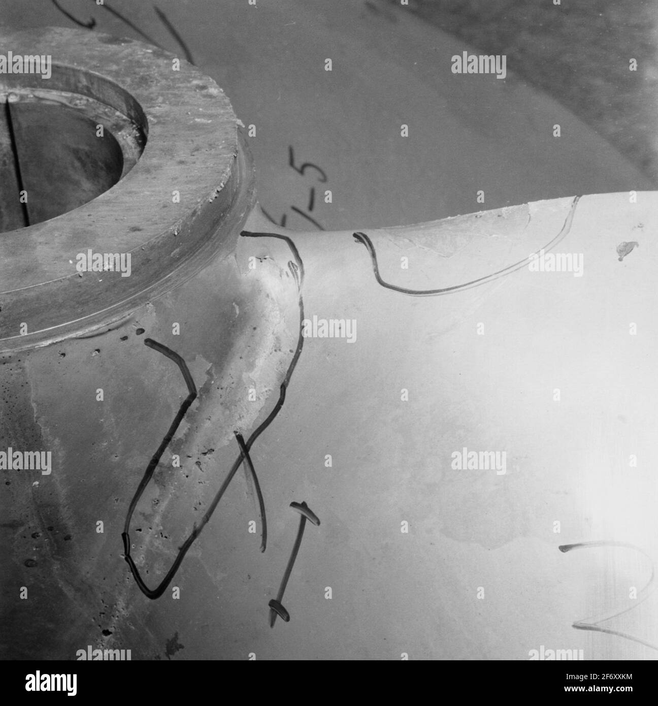 T107 Propeller damage.Aldebaran (depicted - name Stock Photo - Alamy