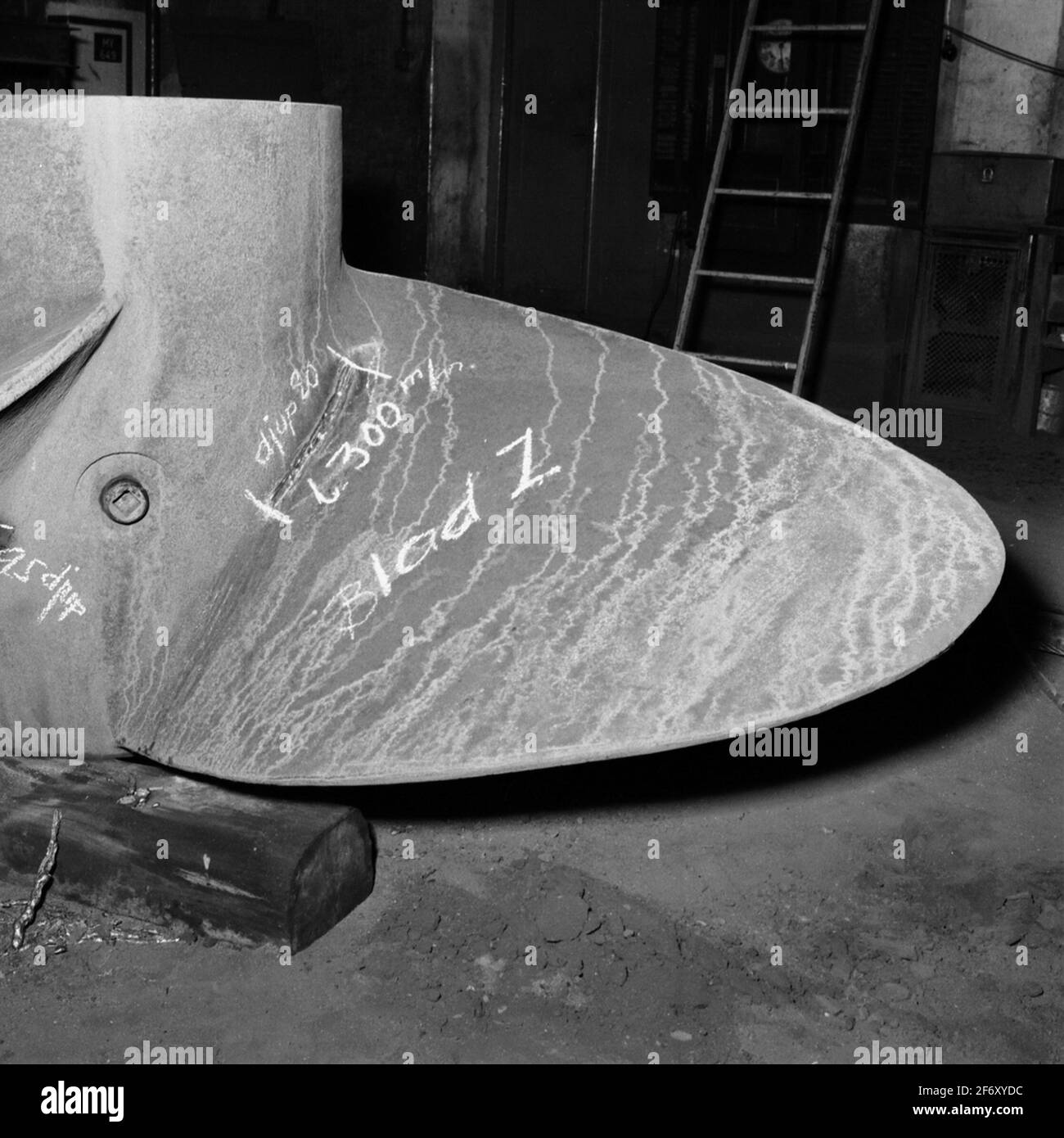 Thule propeller damage.Thule (depicted - name Stock Photo - Alamy
