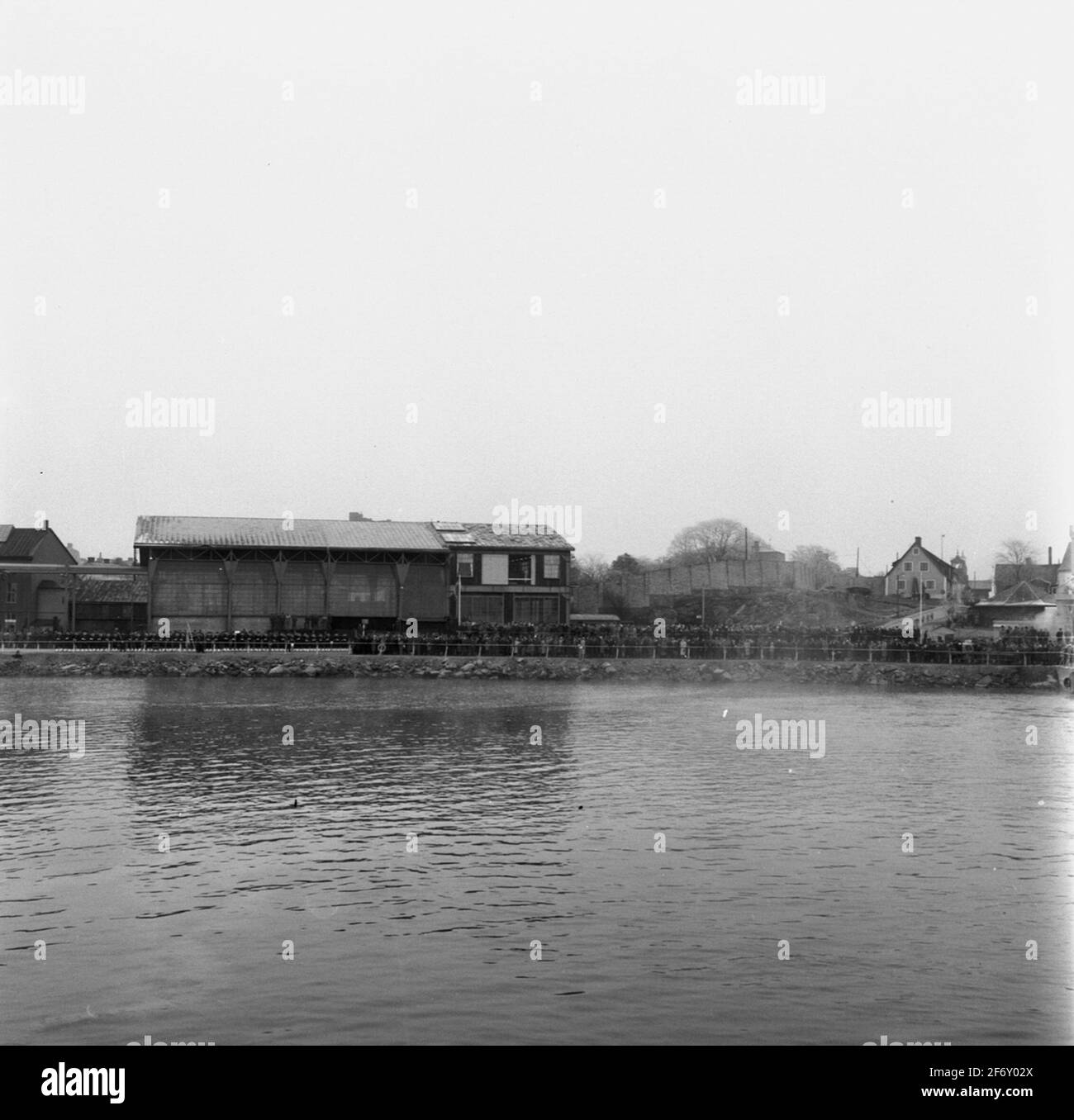 The submarine ferret launching.Ferries (depicted name Stock Photo - Alamy