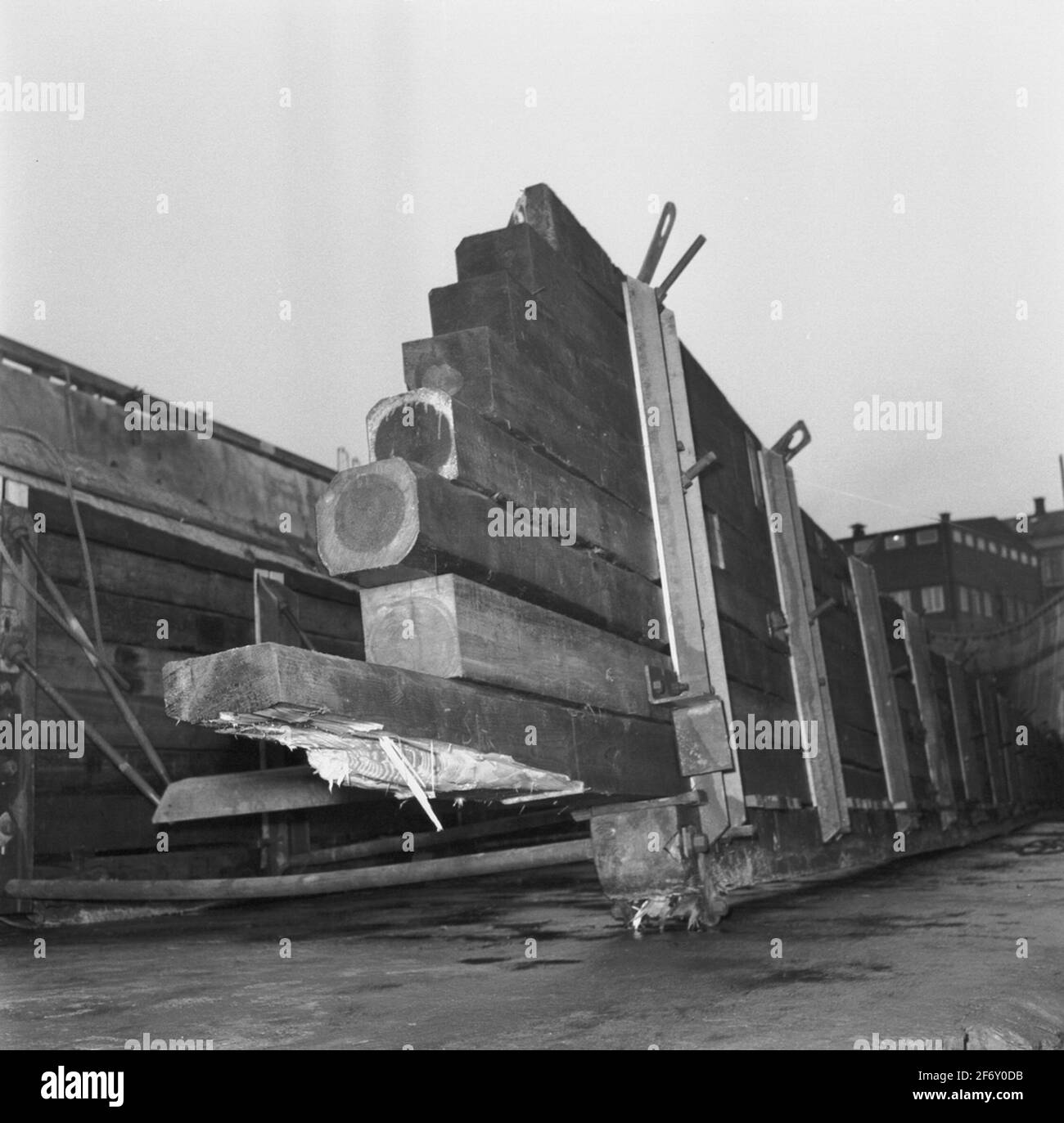 Sled in the dock.Ferries (depicted name Stock Photo - Alamy