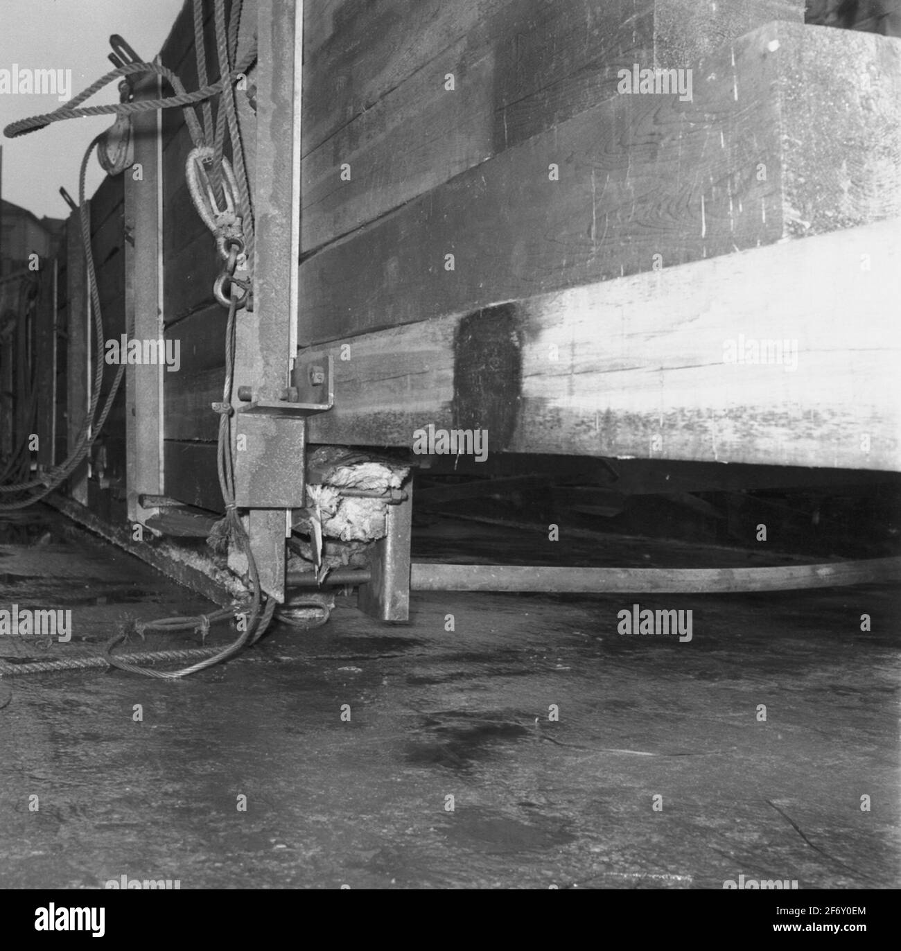 Sled in the dock.Ferries (depicted name Stock Photo - Alamy