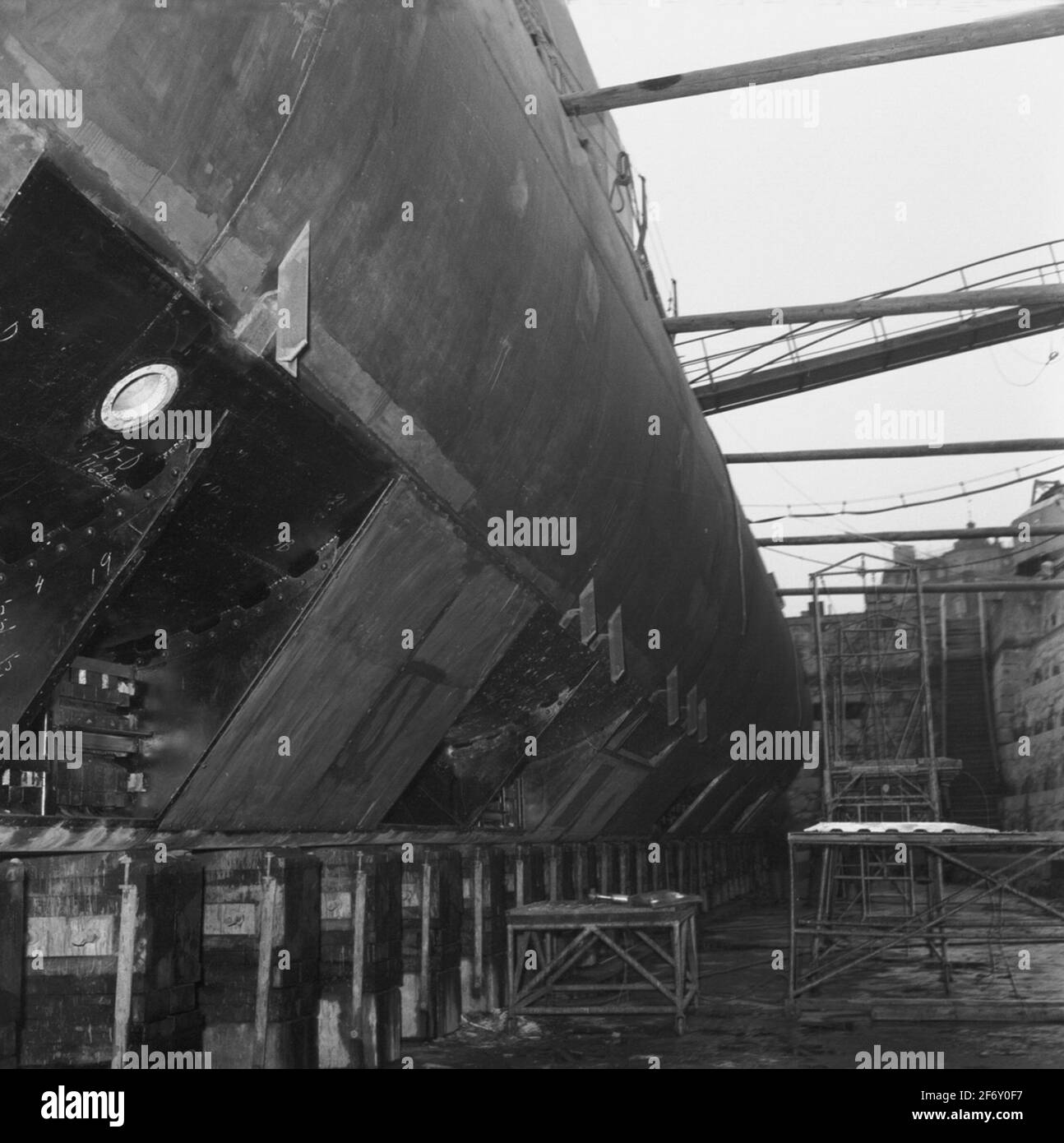 The submarine ferret in the dock.Ferries (depicted name Stock Photo - Alamy