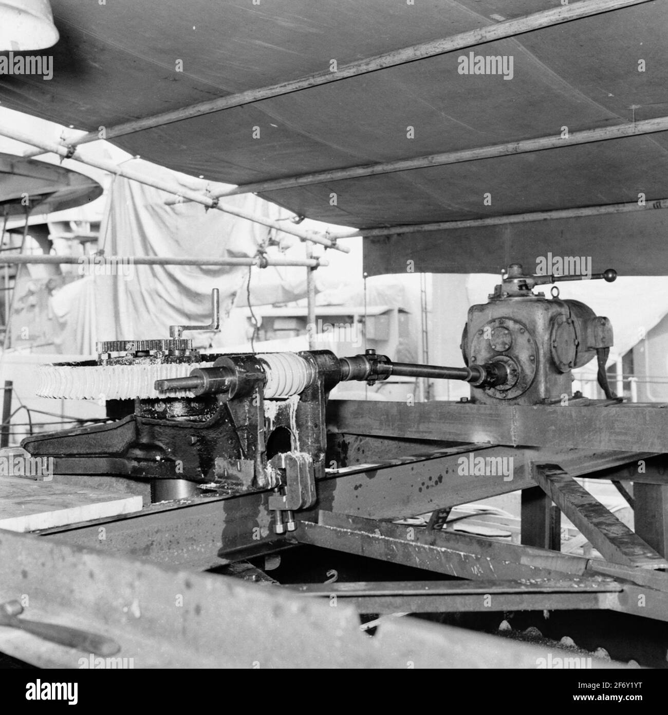 I.Kalmar device for plane turning.Kalmar (depicted - name Stock Photo ...