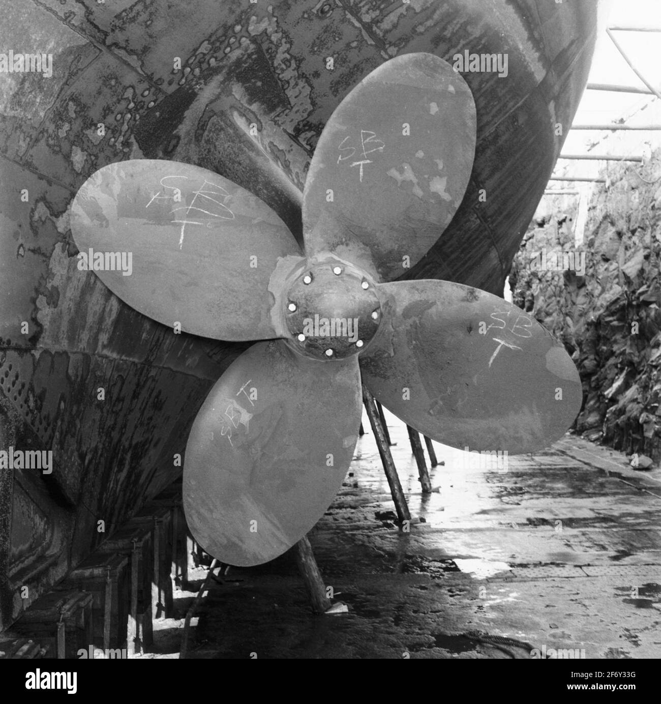 Icebreaker Thule propellers.Thule (depicted - name Stock Photo - Alamy