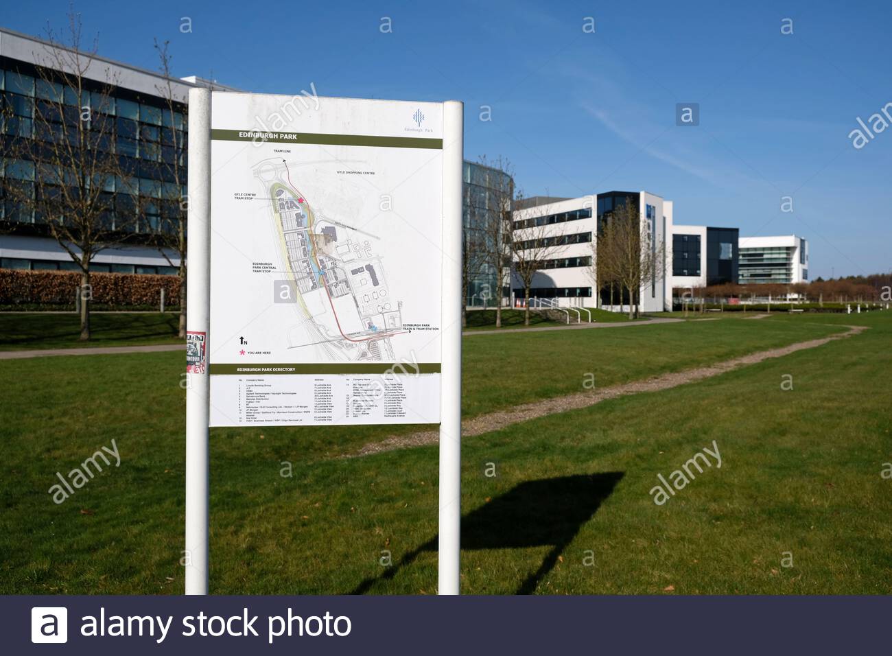 Edinburgh Park Business Park, South Gyle, Edinburgh, Scotland Stock ...