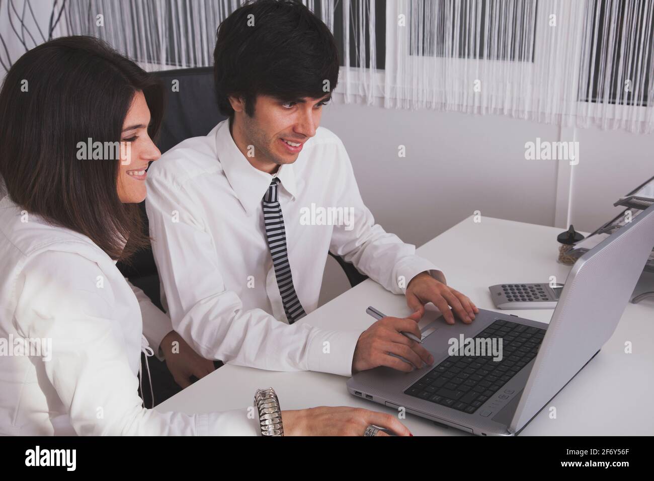 Modern team working at the office Stock Photo - Alamy