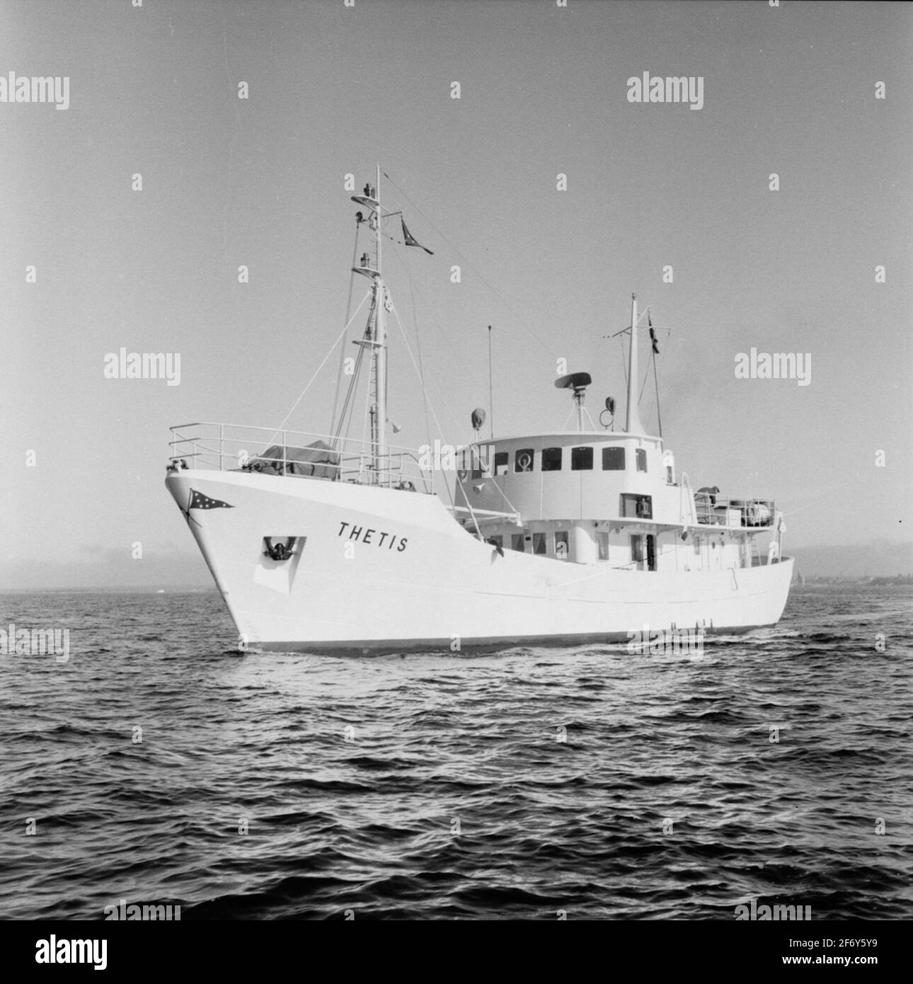 Thetis underway.Thetis (depicted - name Stock Photo - Alamy