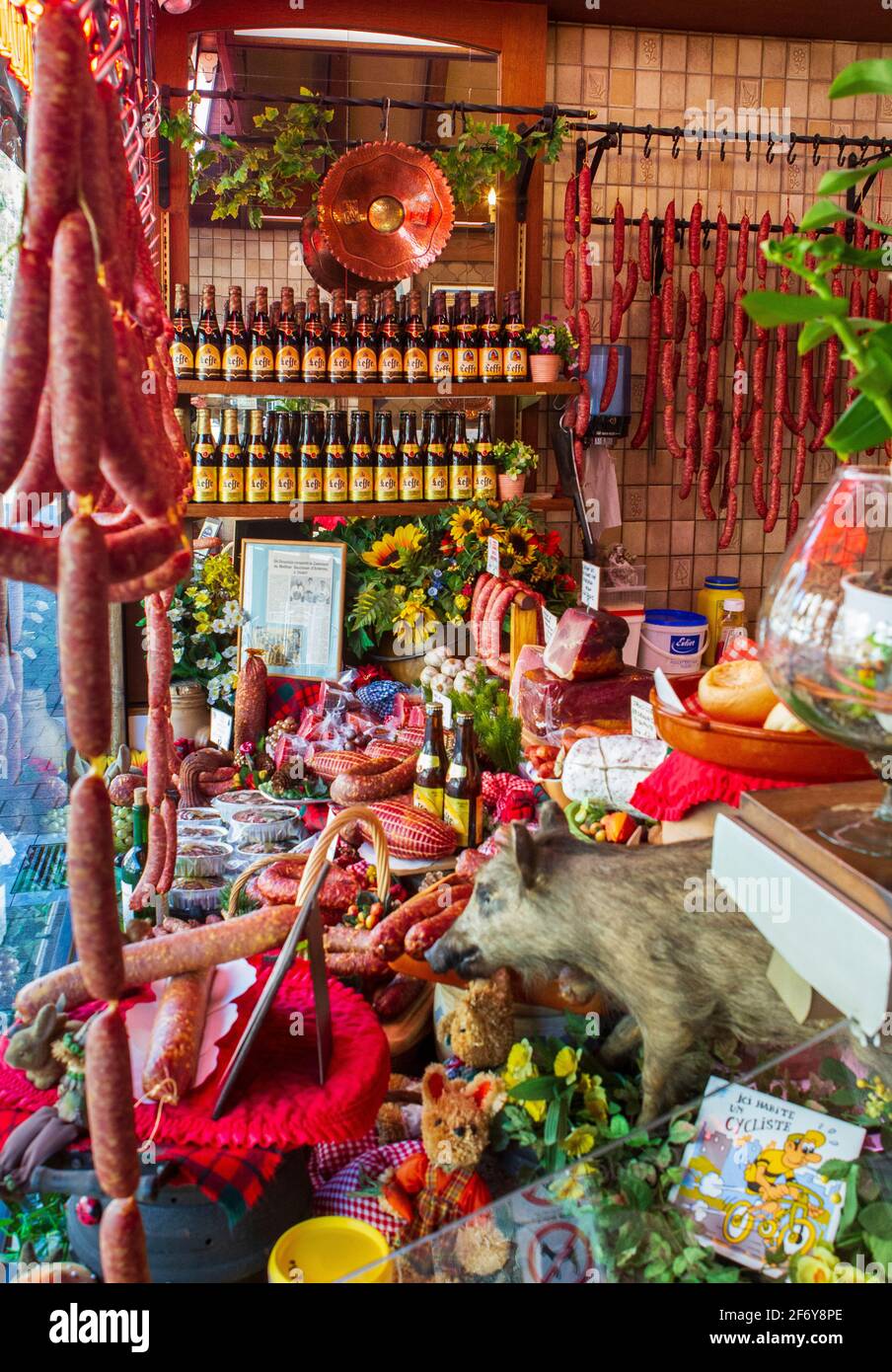 french butchers shop Stock Photo - Alamy