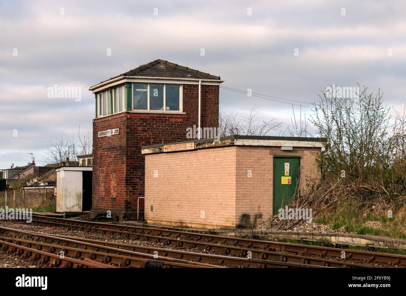 Horrocksford Junction signal box. Clitheroe, Lancashire Stock Photo - Alamy
