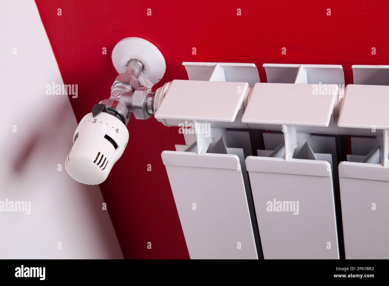 Radiator to warm the house interior Stock Photo - Alamy