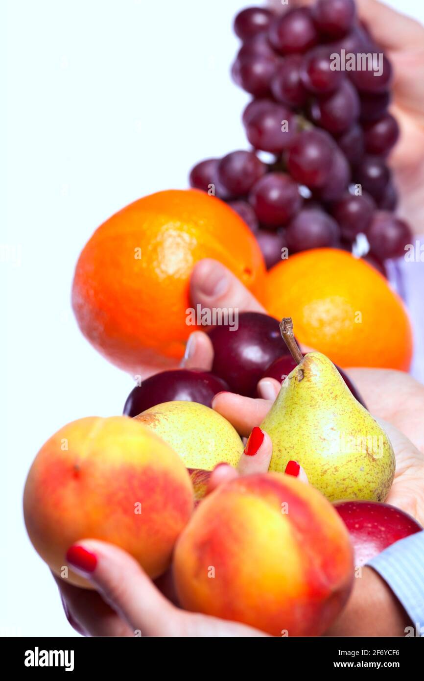 Apples oranges pears grapes hi-res stock photography and images - Alamy