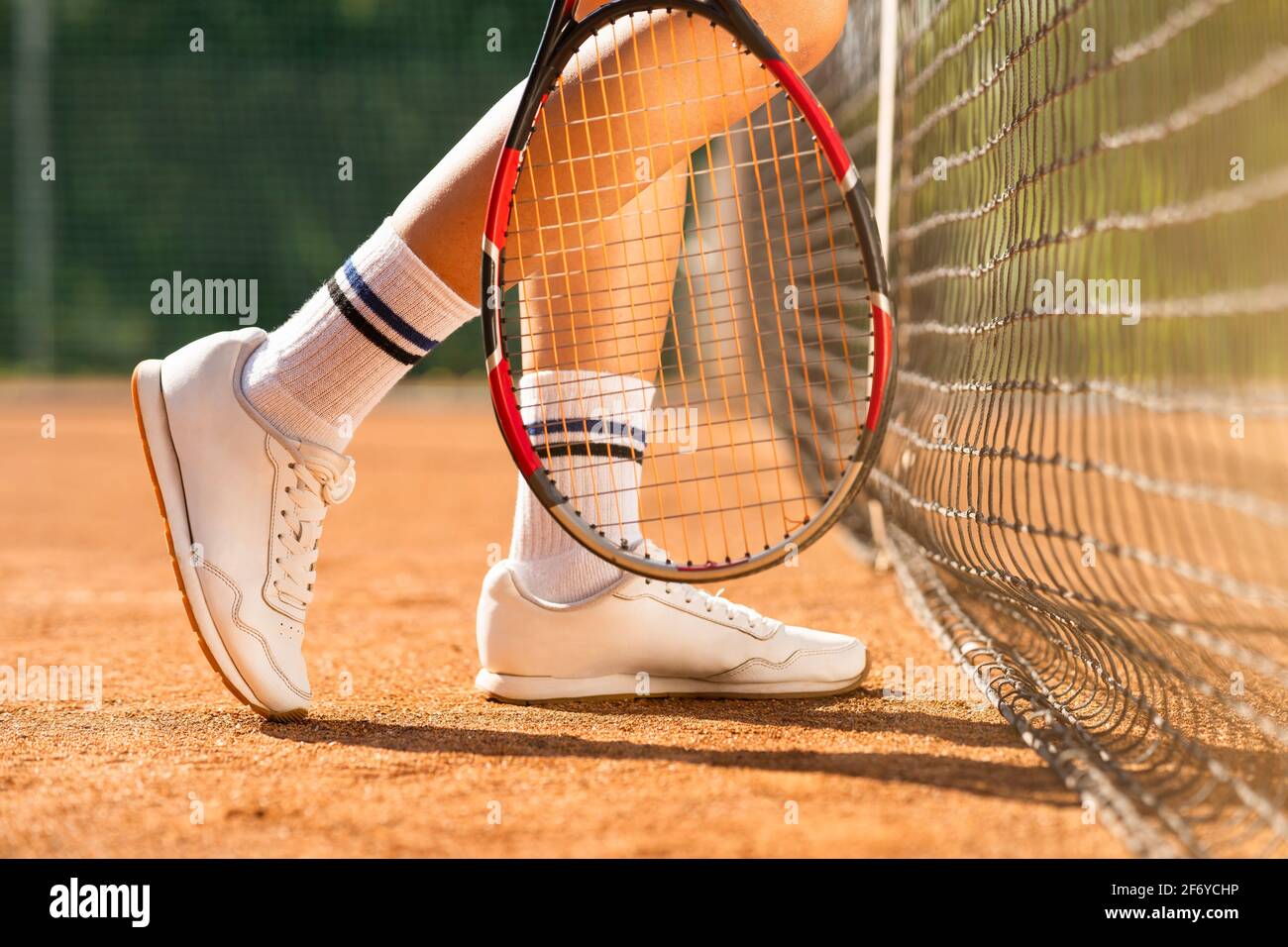 Tennis Player Legs High Resolution Stock Photography and Images - Alamy