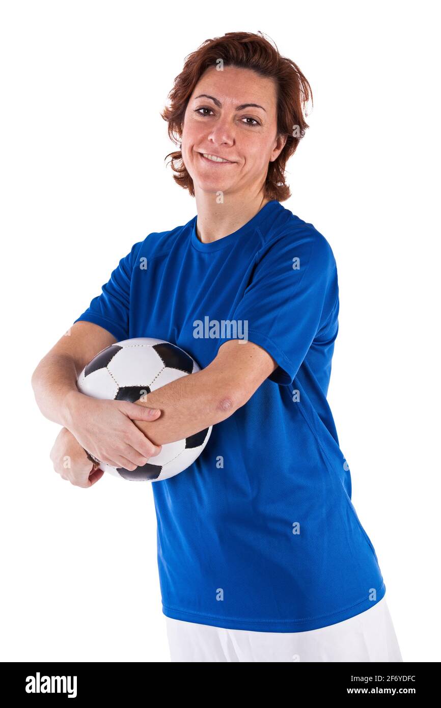 Football soccer player woman hi-res stock photography and images - Alamy