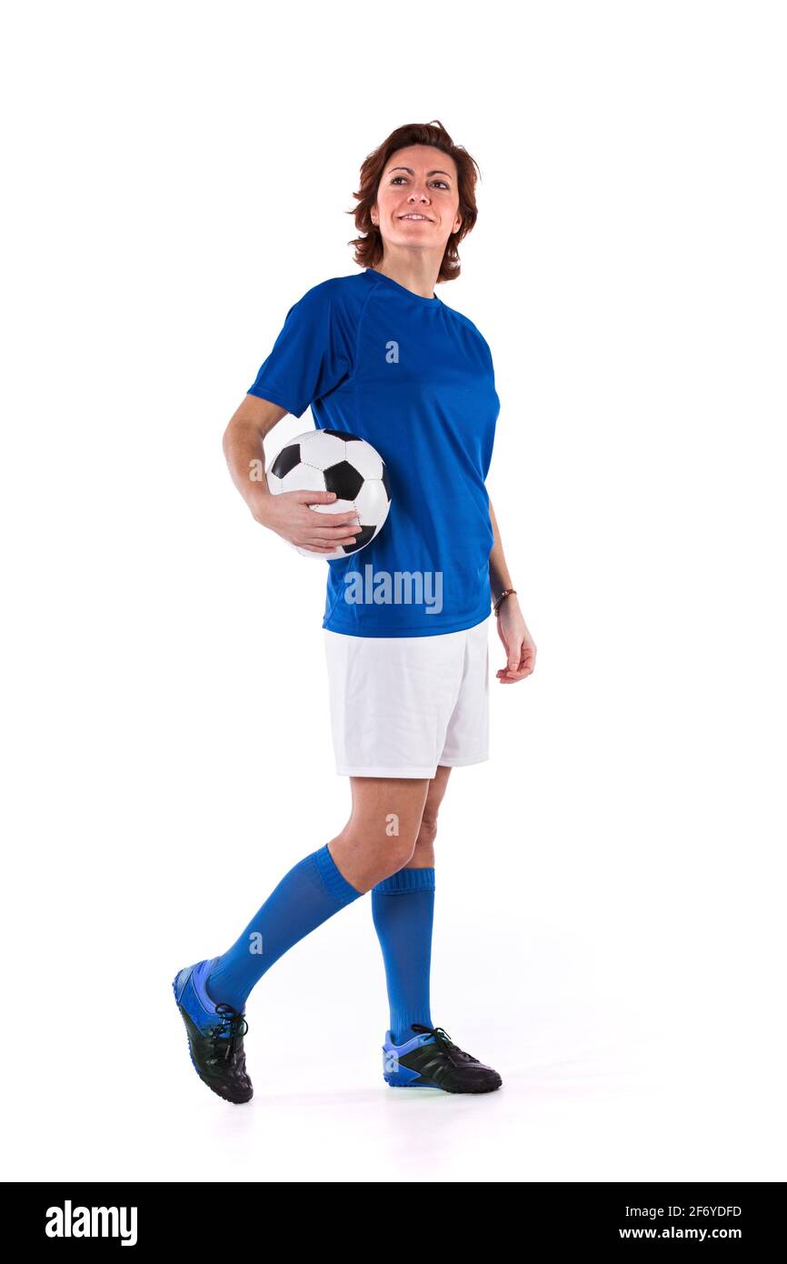 Football soccer player woman hi-res stock photography and images - Alamy