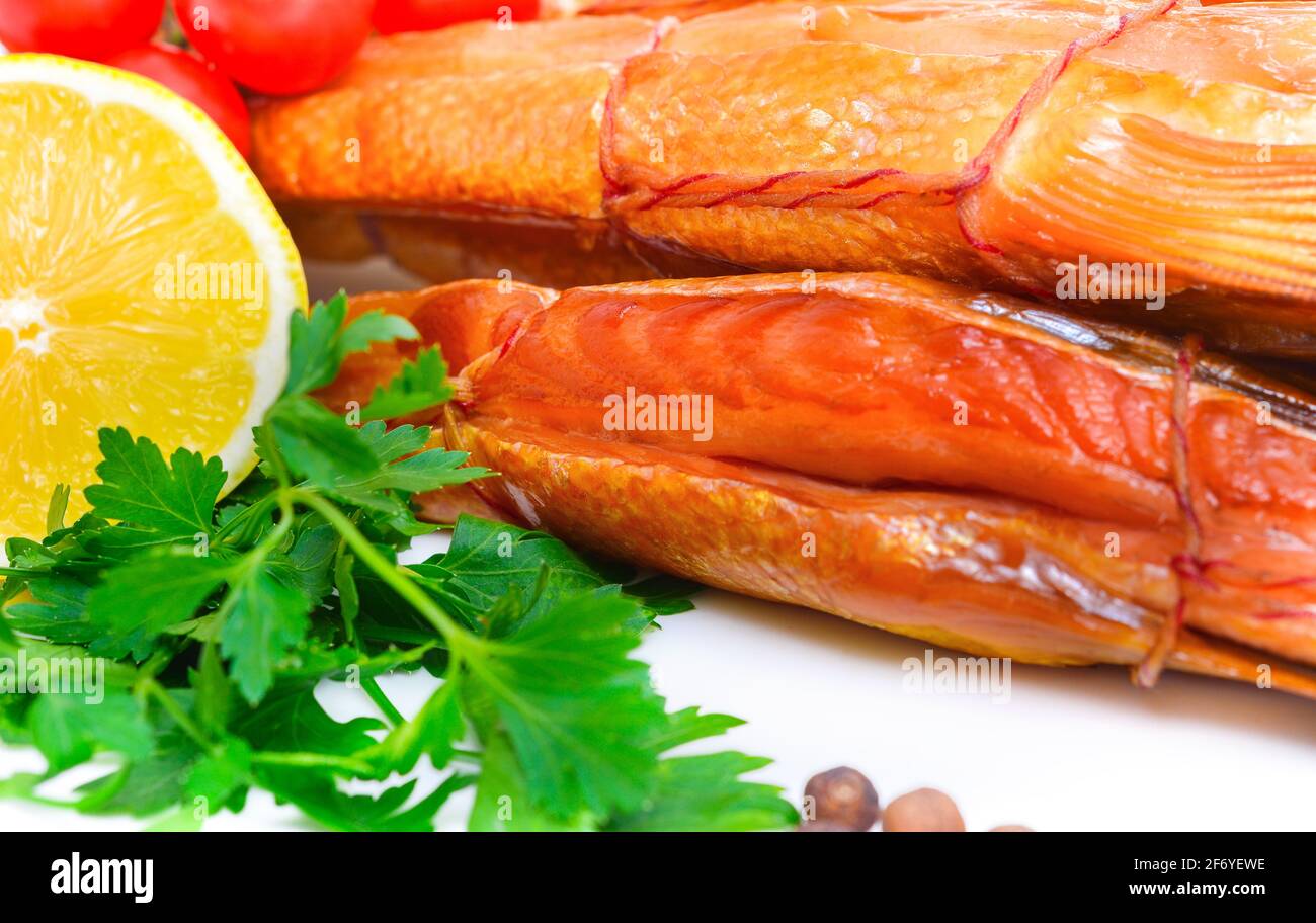 Smoked fish platter hi-res stock photography and images - Alamy