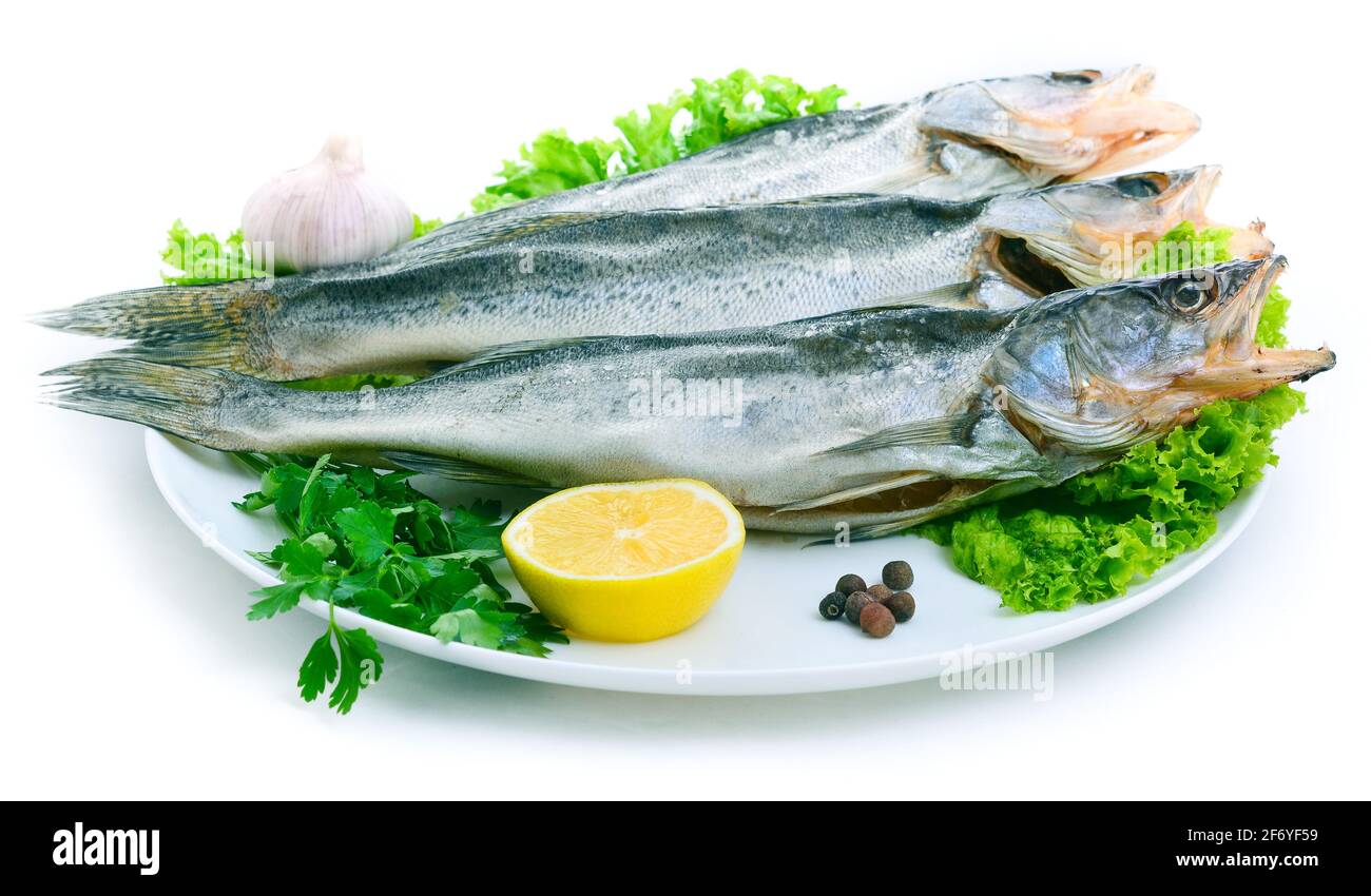 Group dried fish plate Cut Out Stock Images & Pictures - Alamy