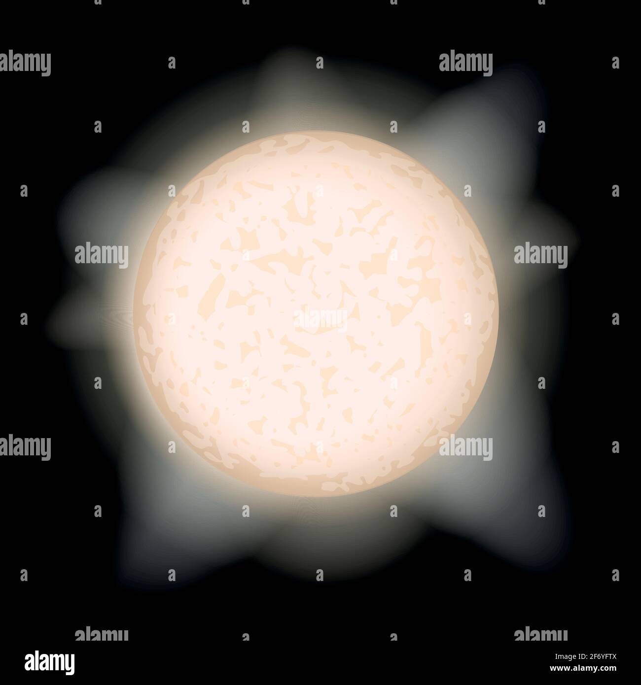 Subgiant star, vector illustration of space Stock Vector Image & Art ...