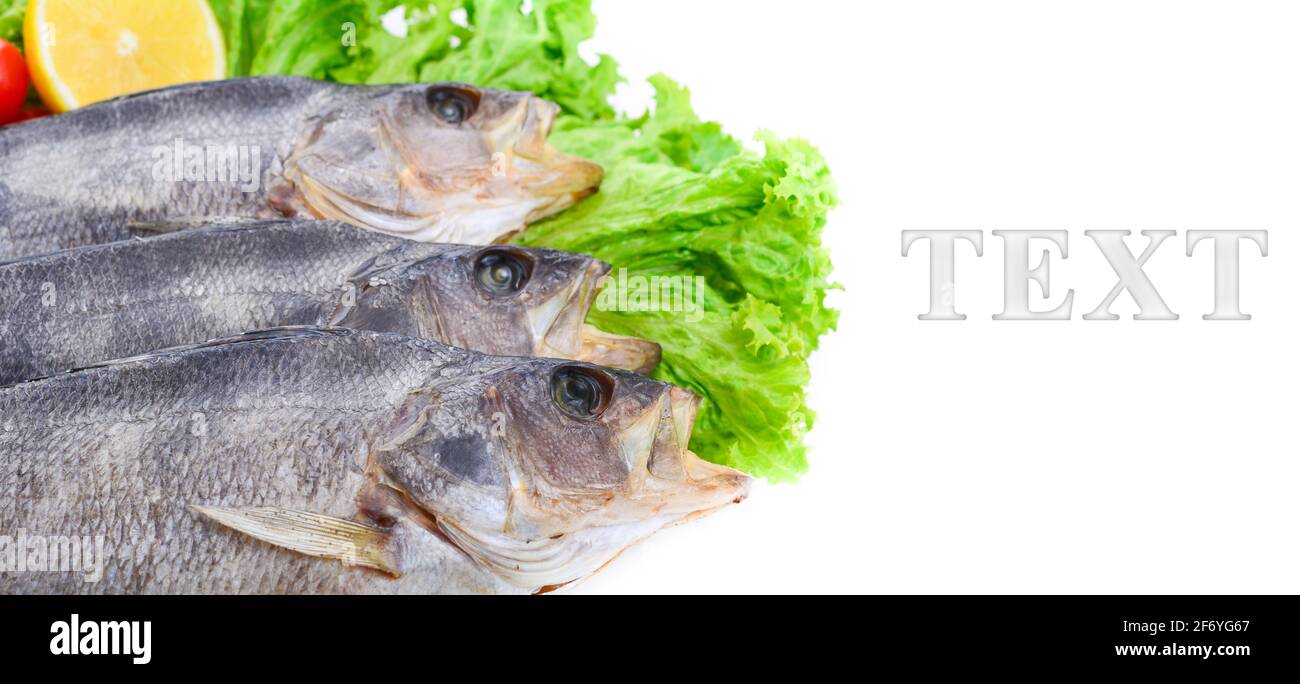 Group of dried fish at plate . Seafood Stock Photo - Alamy