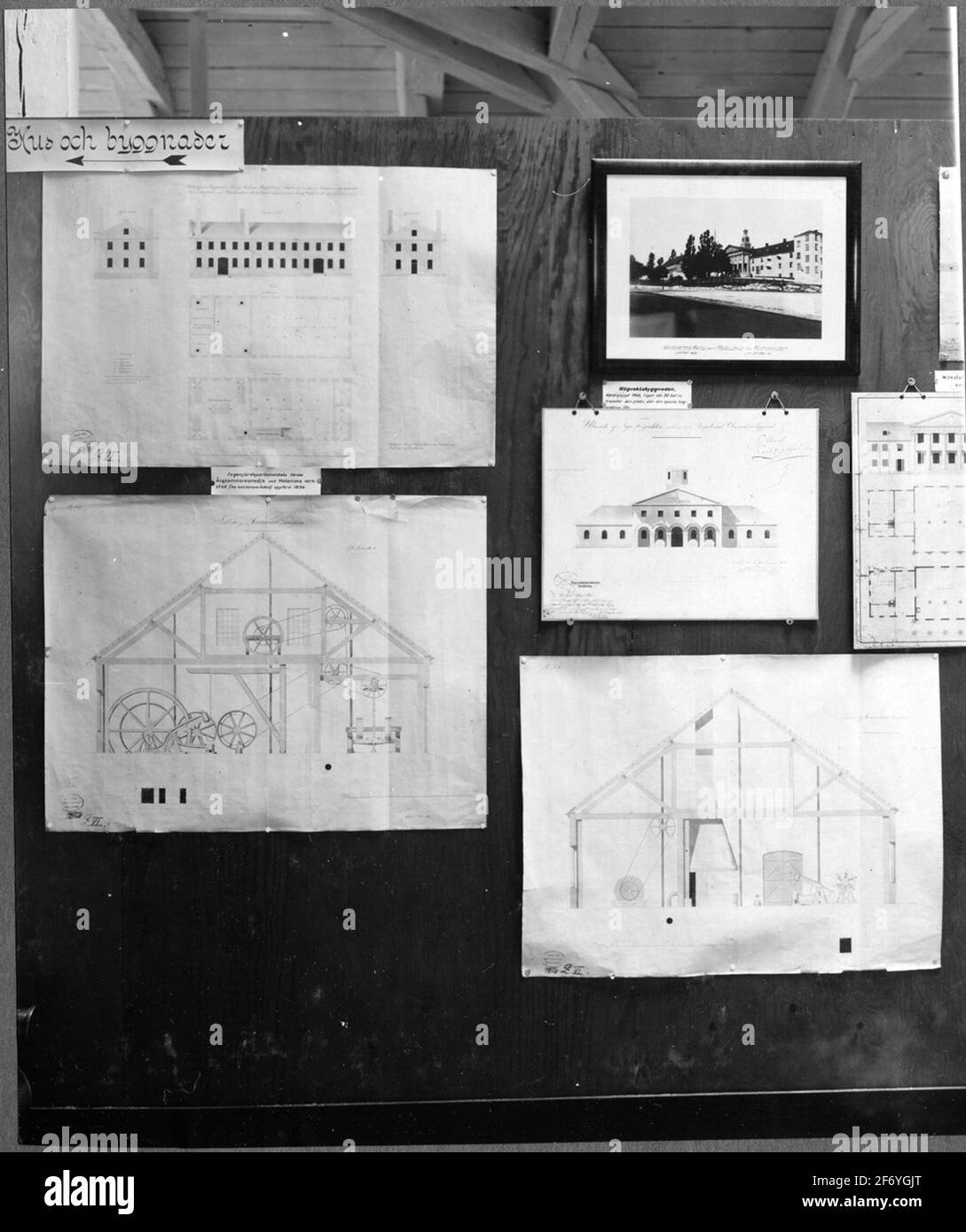 Photograph in Frame of the shipyard manager's office as well as ...