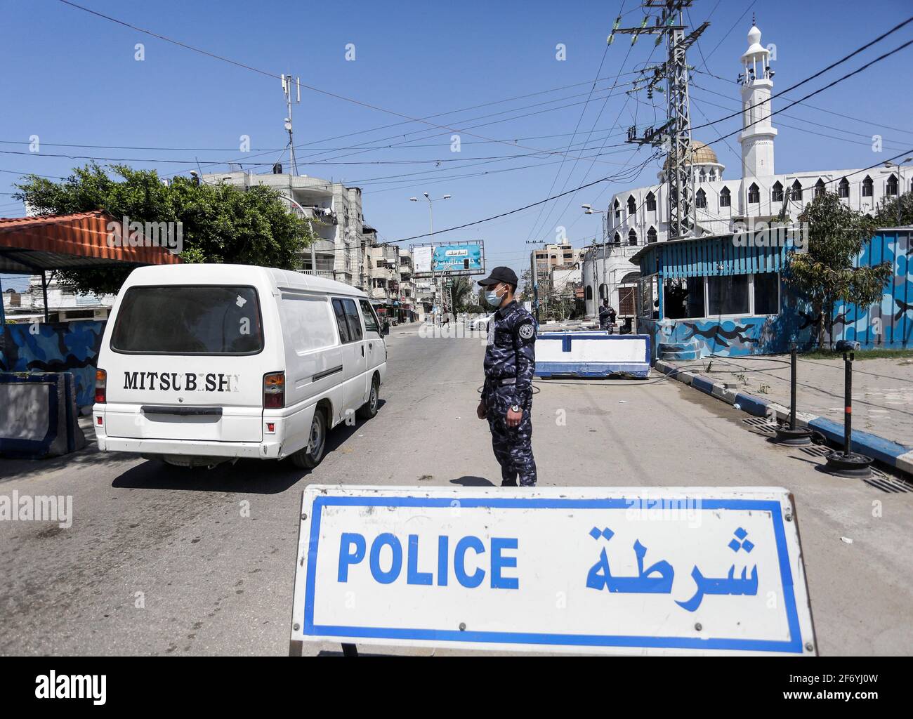 Gaza City, The Gaza Strip, Palestine. 3rd Apr, 2021. A member of the ...