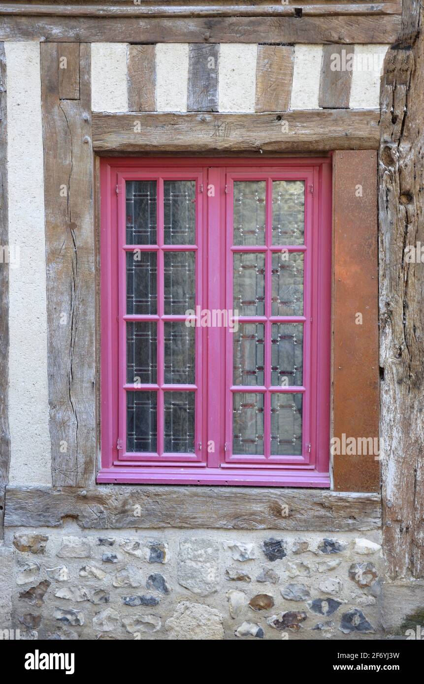 Wooden door norman architecture hi-res stock photography and images - Alamy