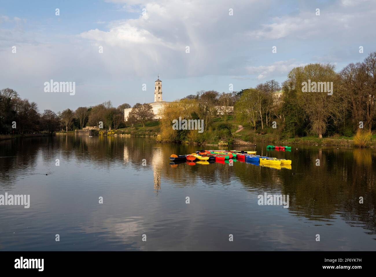 Highfields park nottingham boating lake hi-res stock photography and ...