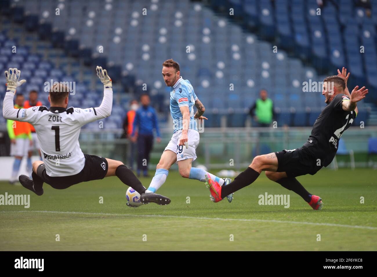 Manuel lazzari of ss lazio scores hi-res stock photography and images - Alamy