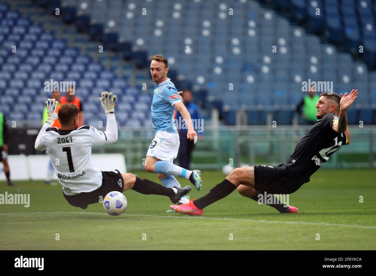 Manuel lazzari of ss lazio scores hi-res stock photography and images - Alamy