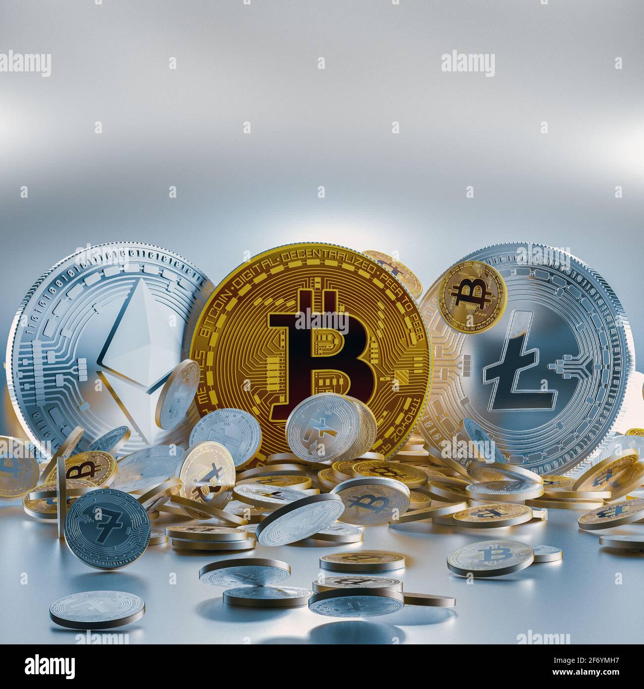Cryptocurrency concept litecoin hi-res stock photography and images - Alamy