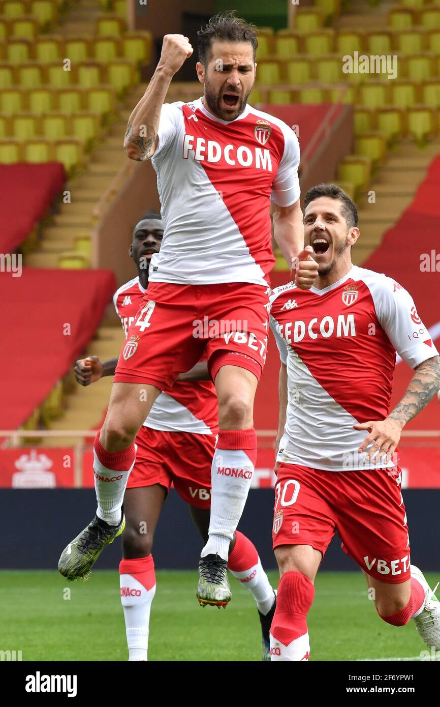 Cesc Fabregas - FOOTBALL : AS Monaco vs FC Metz - Ligue 1 Uber Eats ...