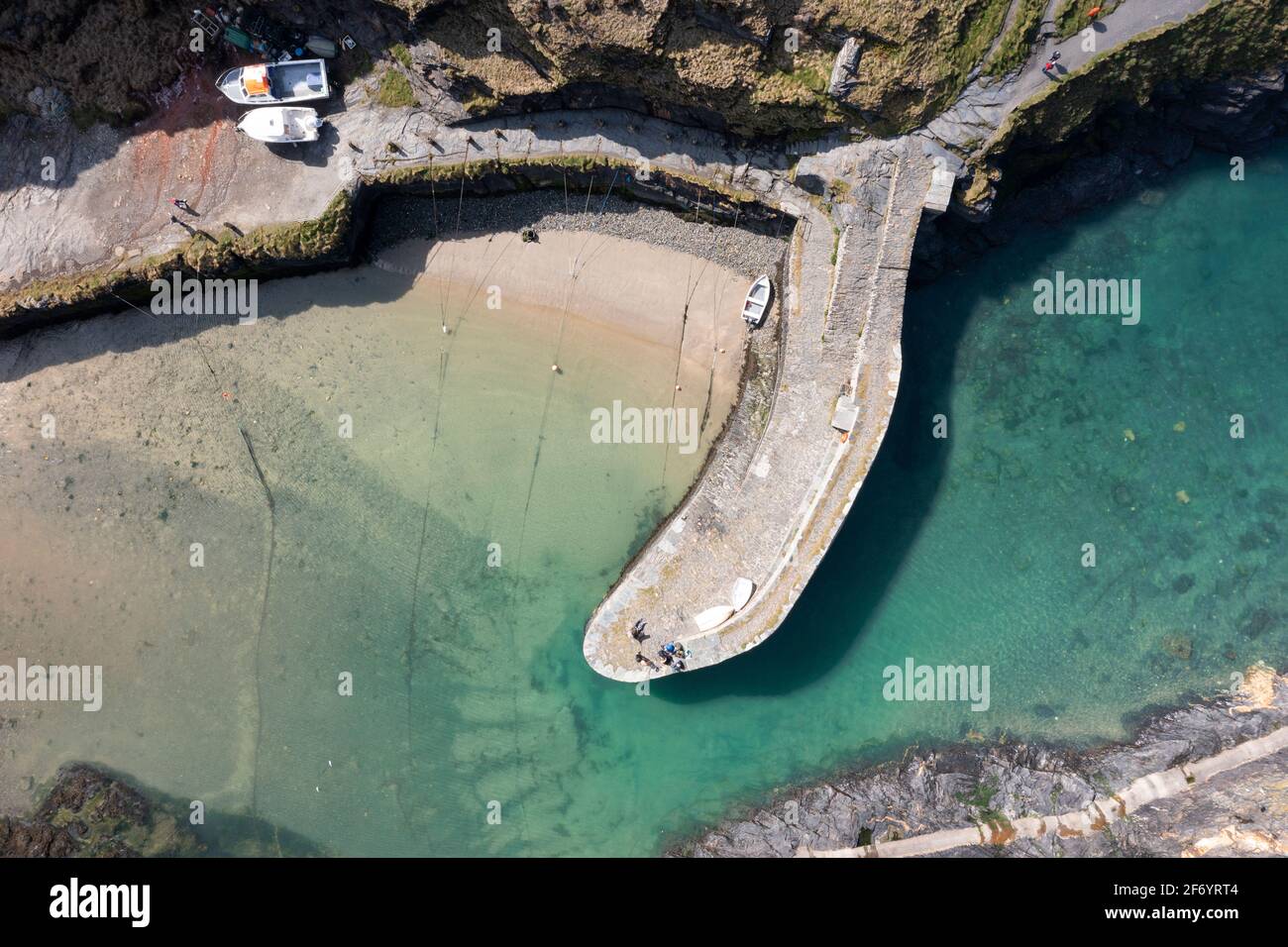 Boscastle aerial hi-res stock photography and images - Alamy
