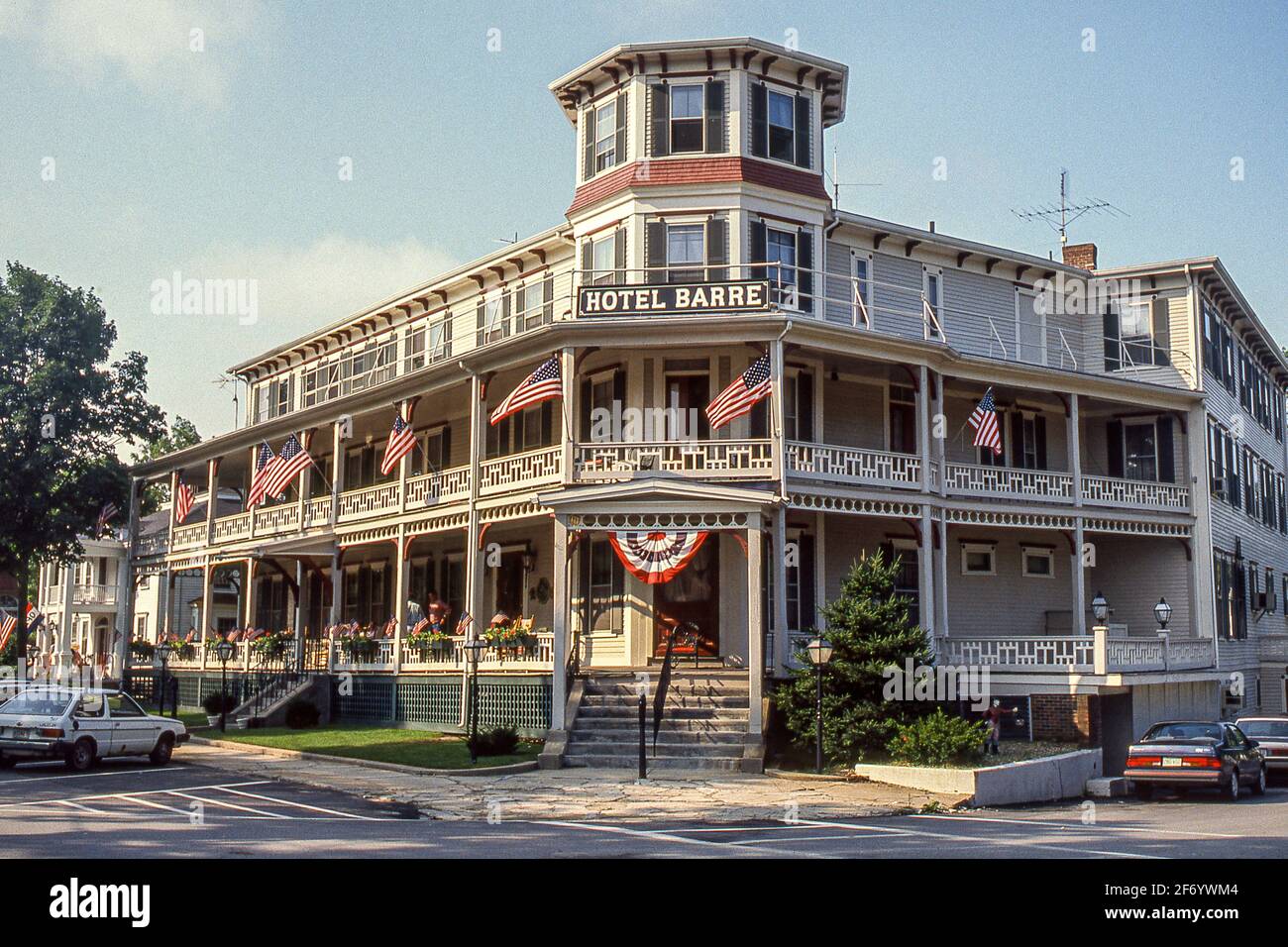 The Hotel Barre in Barre, Massachusetts a week before it was destroyed ...