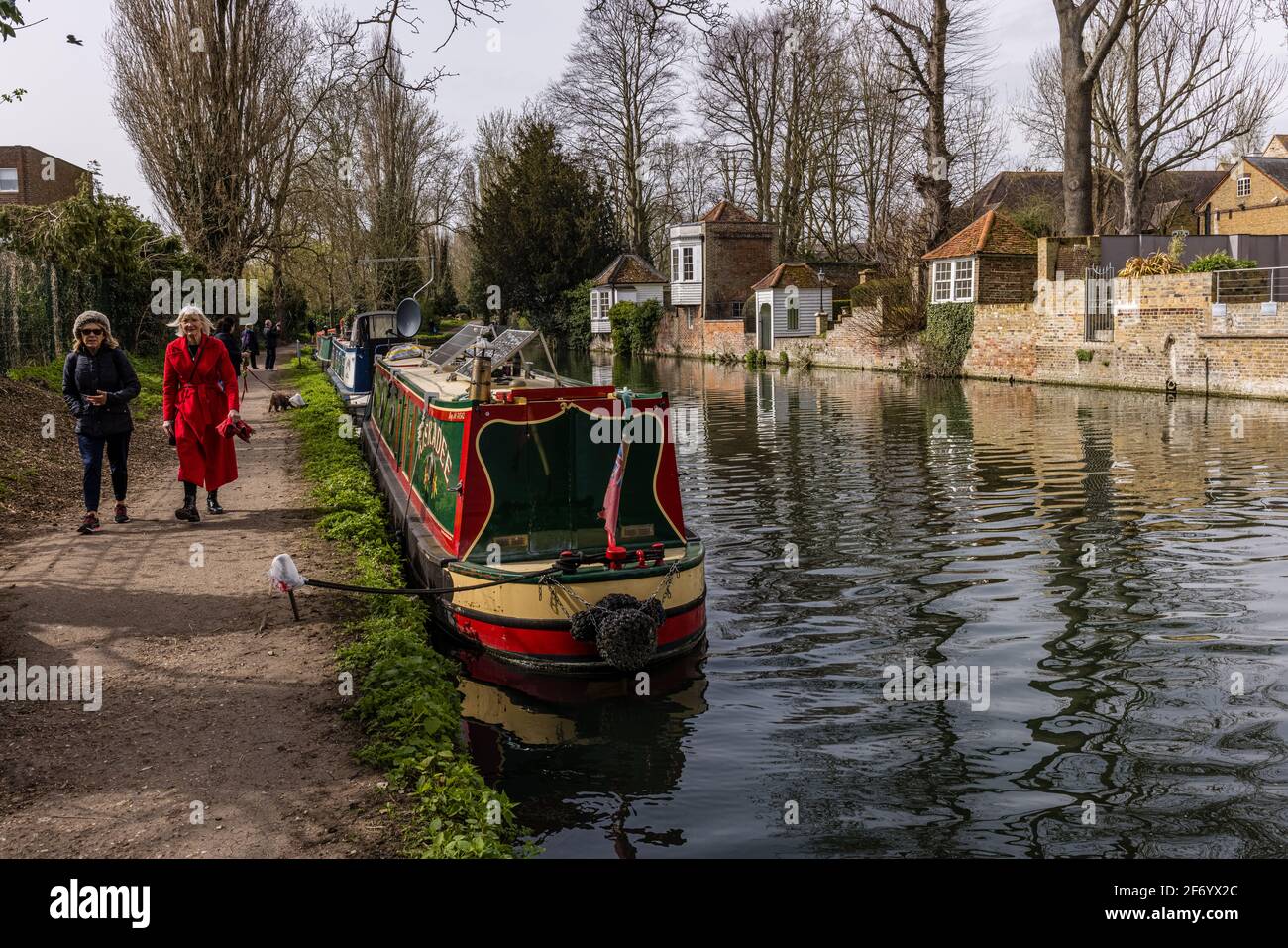 Ware Gazebos on the River Lee Stock Photo - Alamy