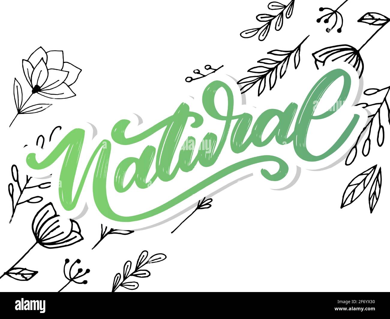 100 Natural Vector Lettering Stamp brush Stock Vector Image & Art - Alamy