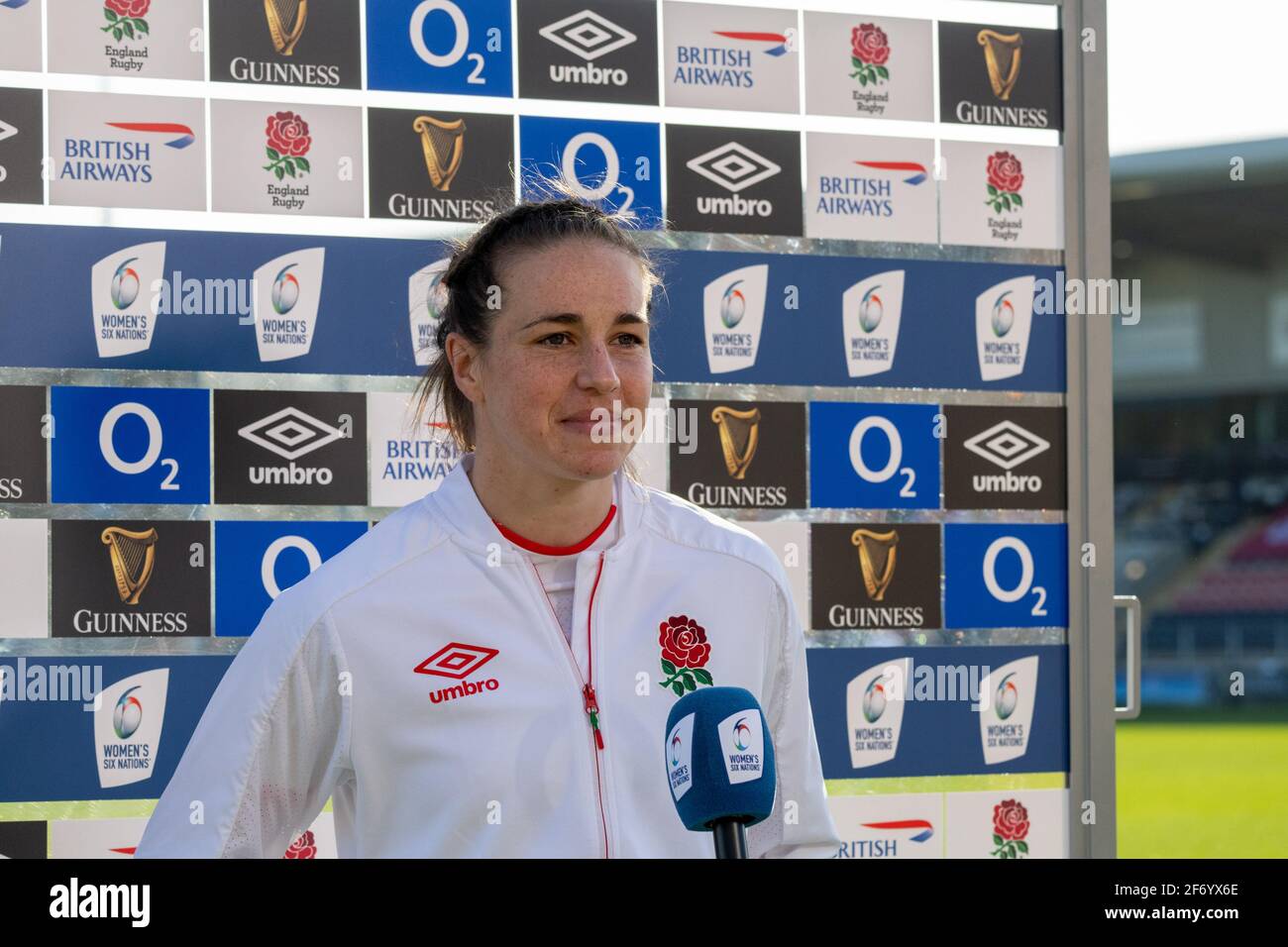 Doncaster, UK. 03rd Apr, 2021. Emily Scarratt (#13 England, captain ...