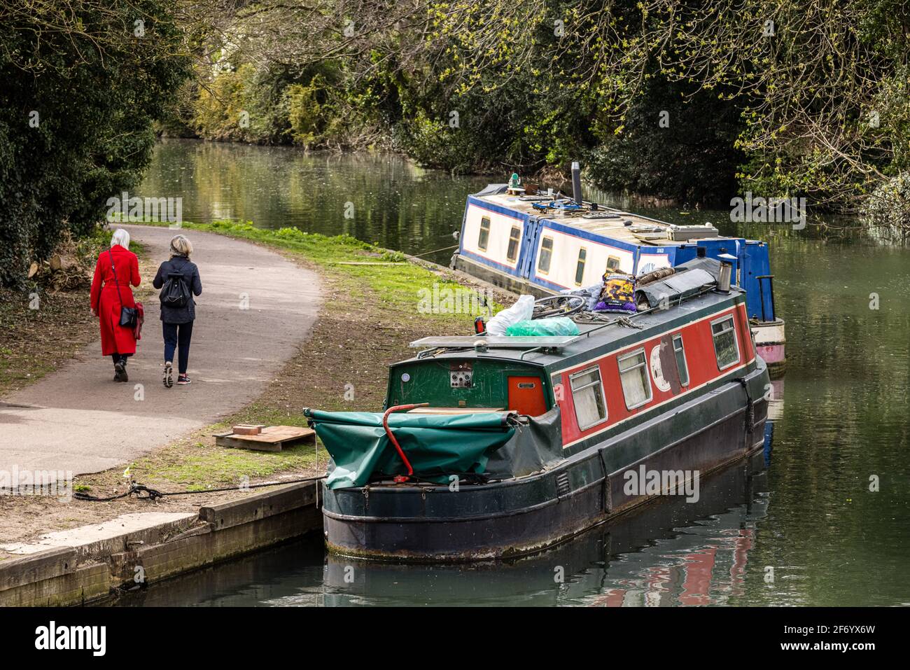 Ware Gazebos on the River Lee Stock Photo - Alamy