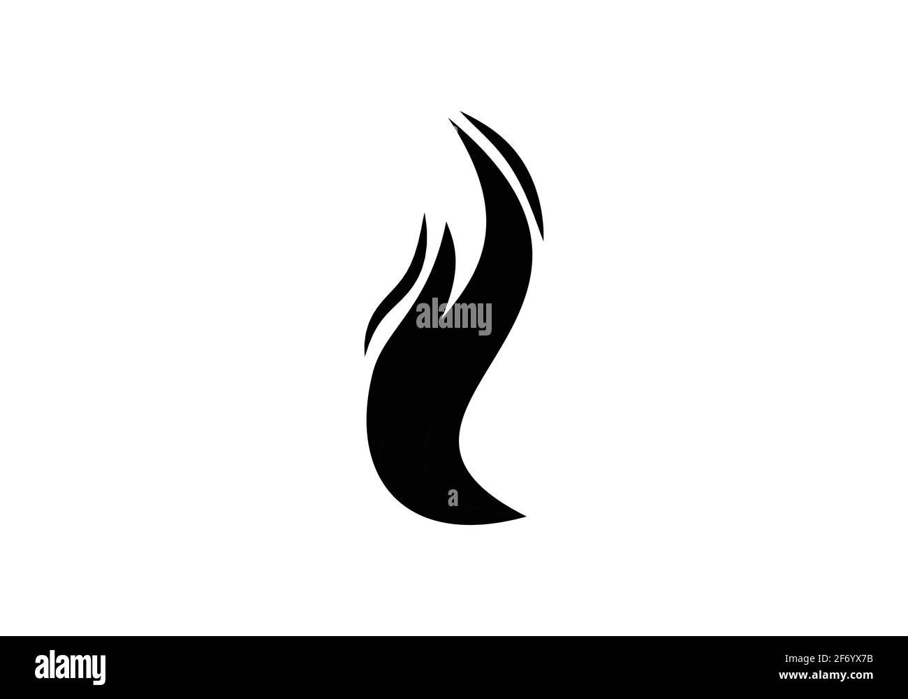 Fire flame vector Icon illustration design template Stock Vector Image ...