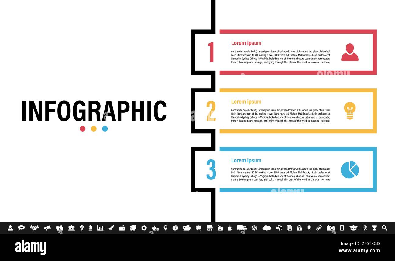 Infographic design template with business concept vector illustration ...