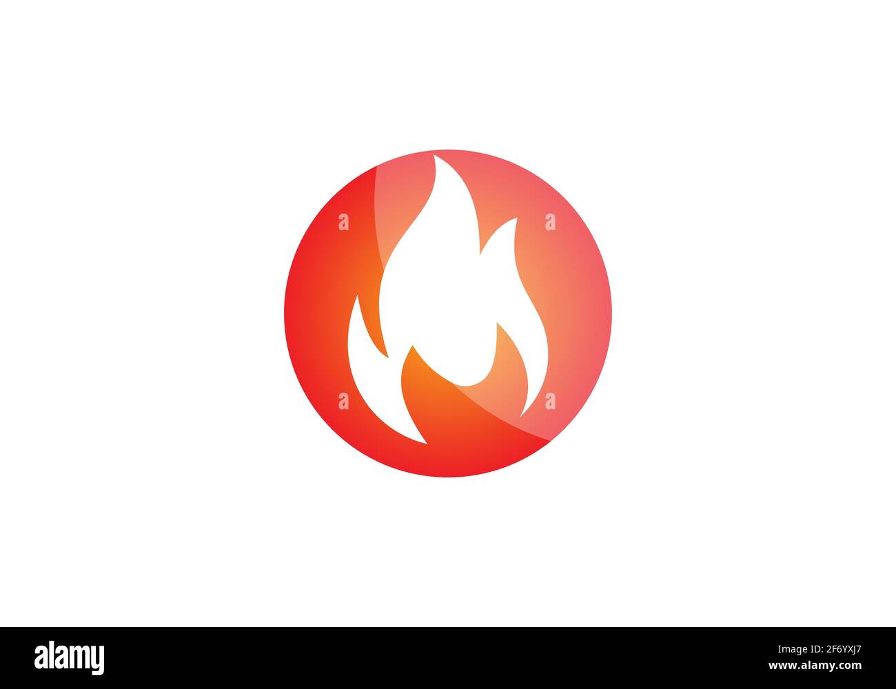 Fire flame vector Icon illustration design template Stock Vector Image ...