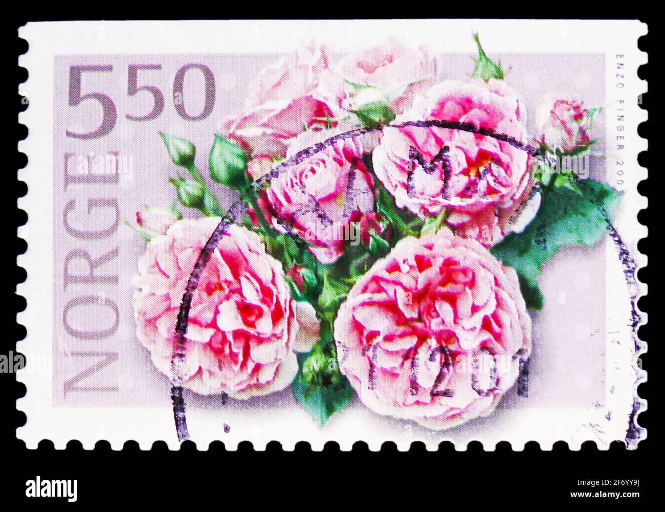 MOSCOW, RUSSIA - JANUARY 18, 2021: Postage stamp printed in Norway ...