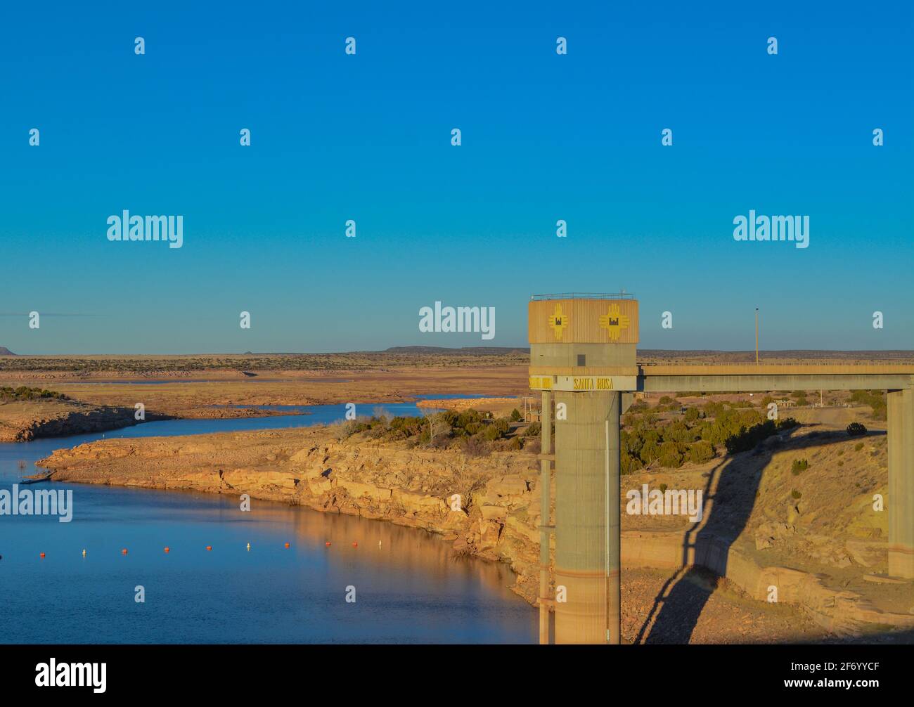 The Pecos River was dammed to create Santa Rosa Lake in Guadalupe ...