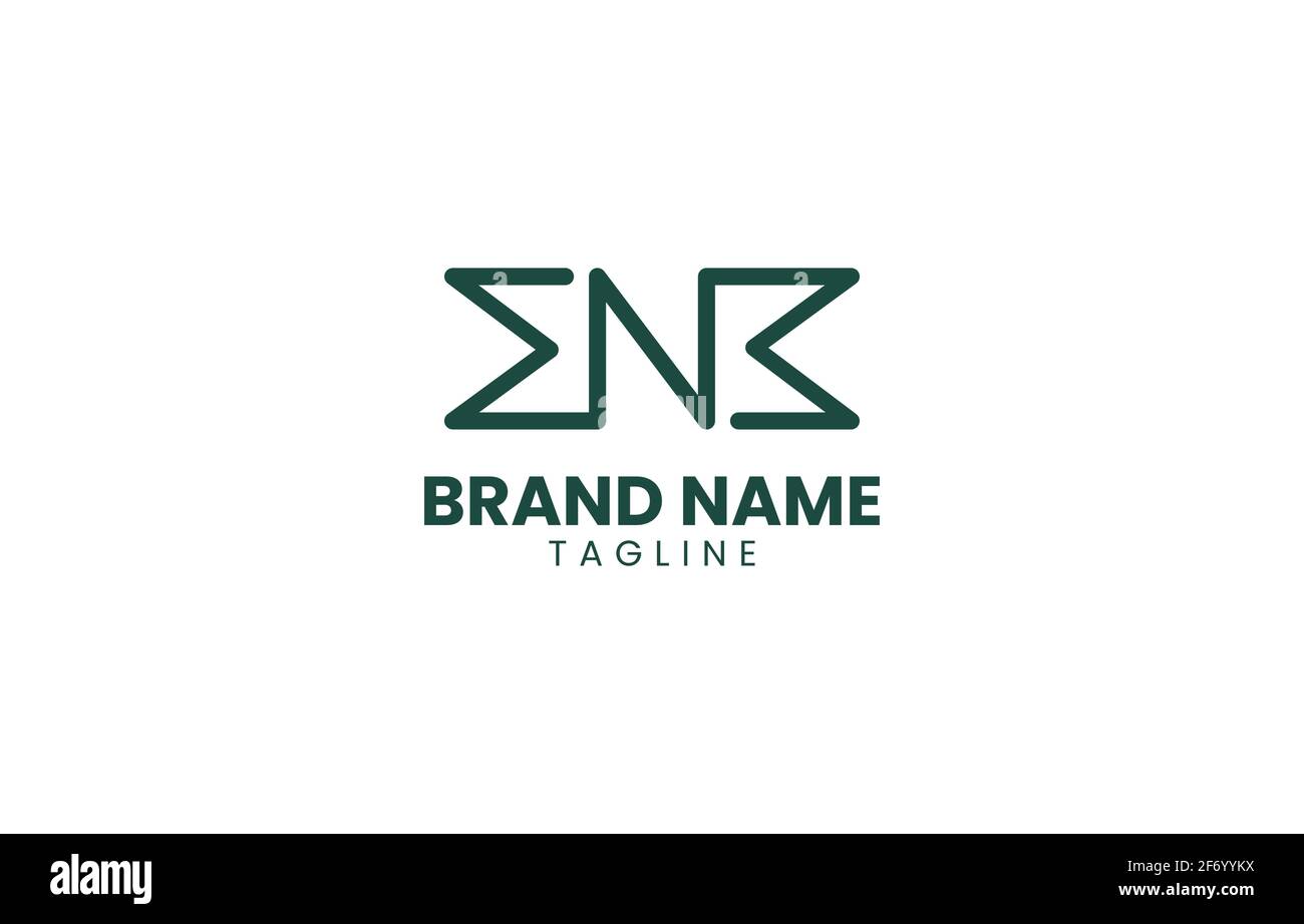Letter N Ribbon Logo Design Vector Template suitable for personal or ...