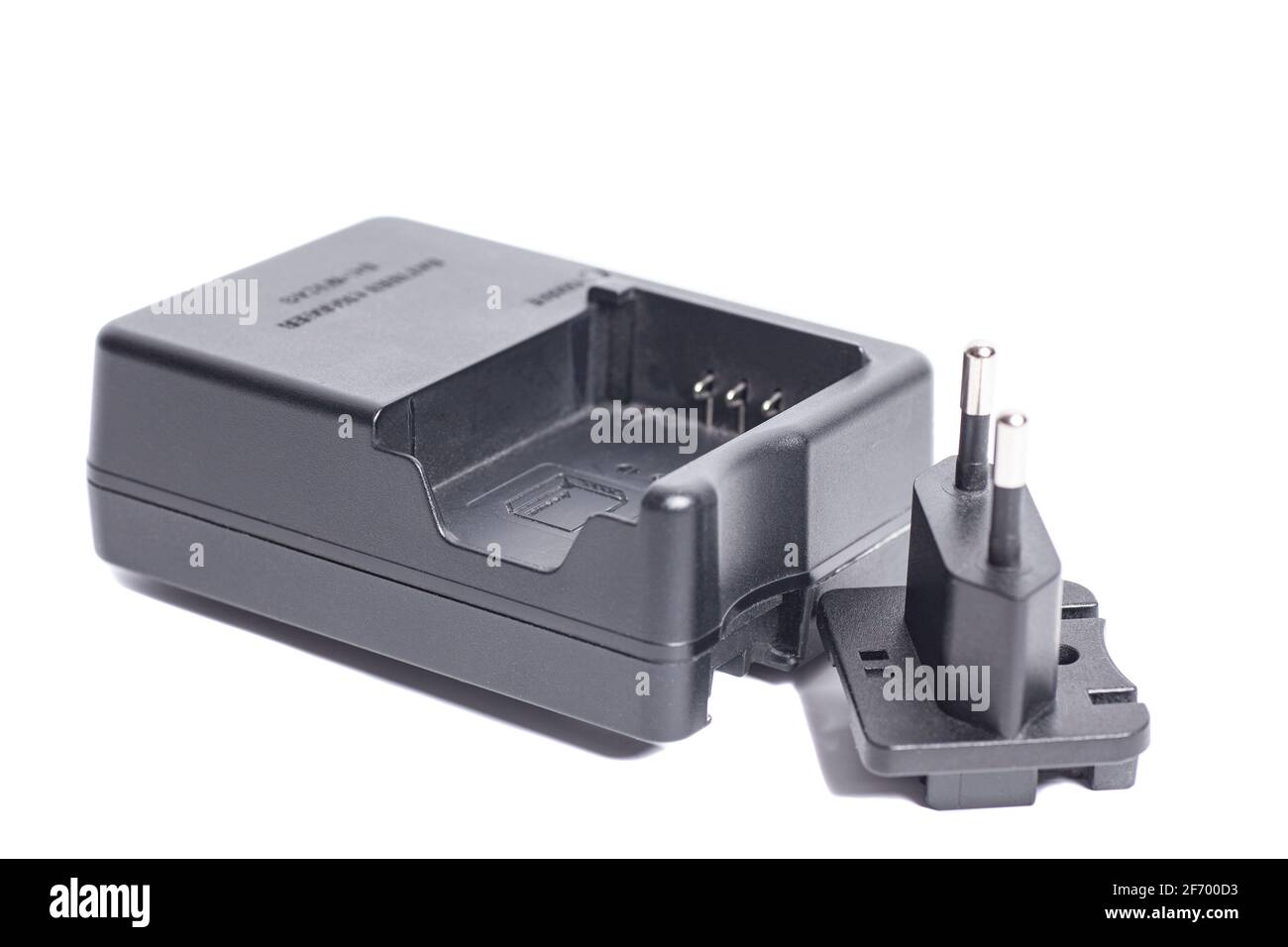 Charger for digital cameras isolated on white background Stock Photo ...