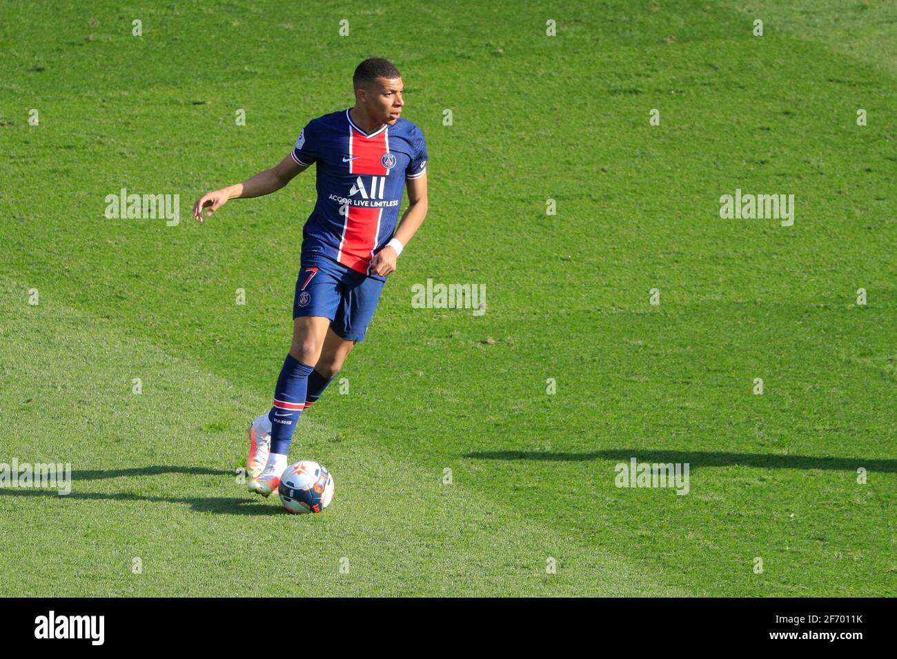 Kylian Mbappe (PSG) during the French championship Ligue 1 football ...