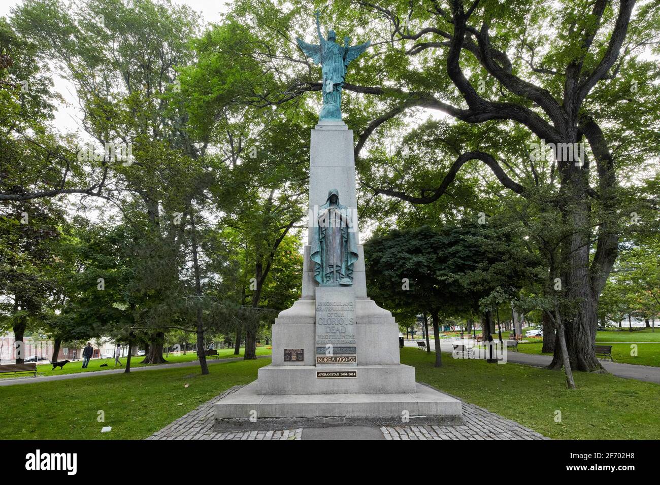 War Memorial sculpted by Alfred Howell in King's Square in Saint John ...