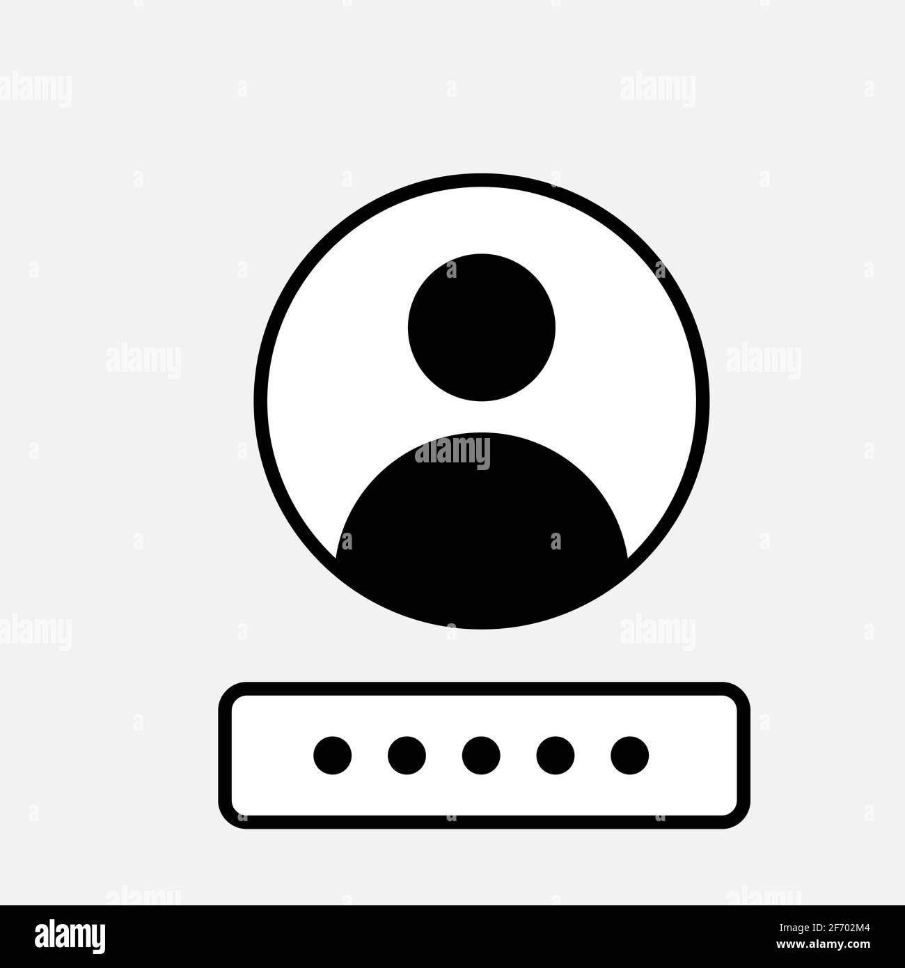 Man Icon vector. Simple flat symbol. Perfect Black pictogram ...